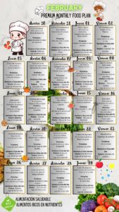 Menu Preescolar – Gimnasio Campestre La Fontana